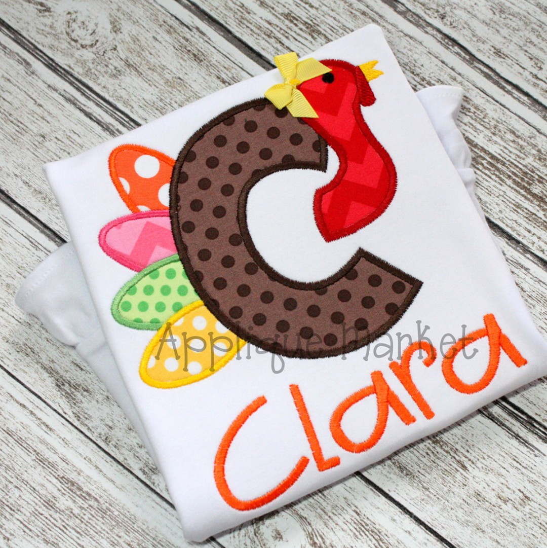 Tickle Me Embroidery Alphabet Applique Design