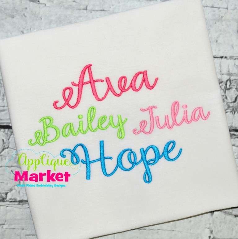 Harper Alphabet Applique Market Design